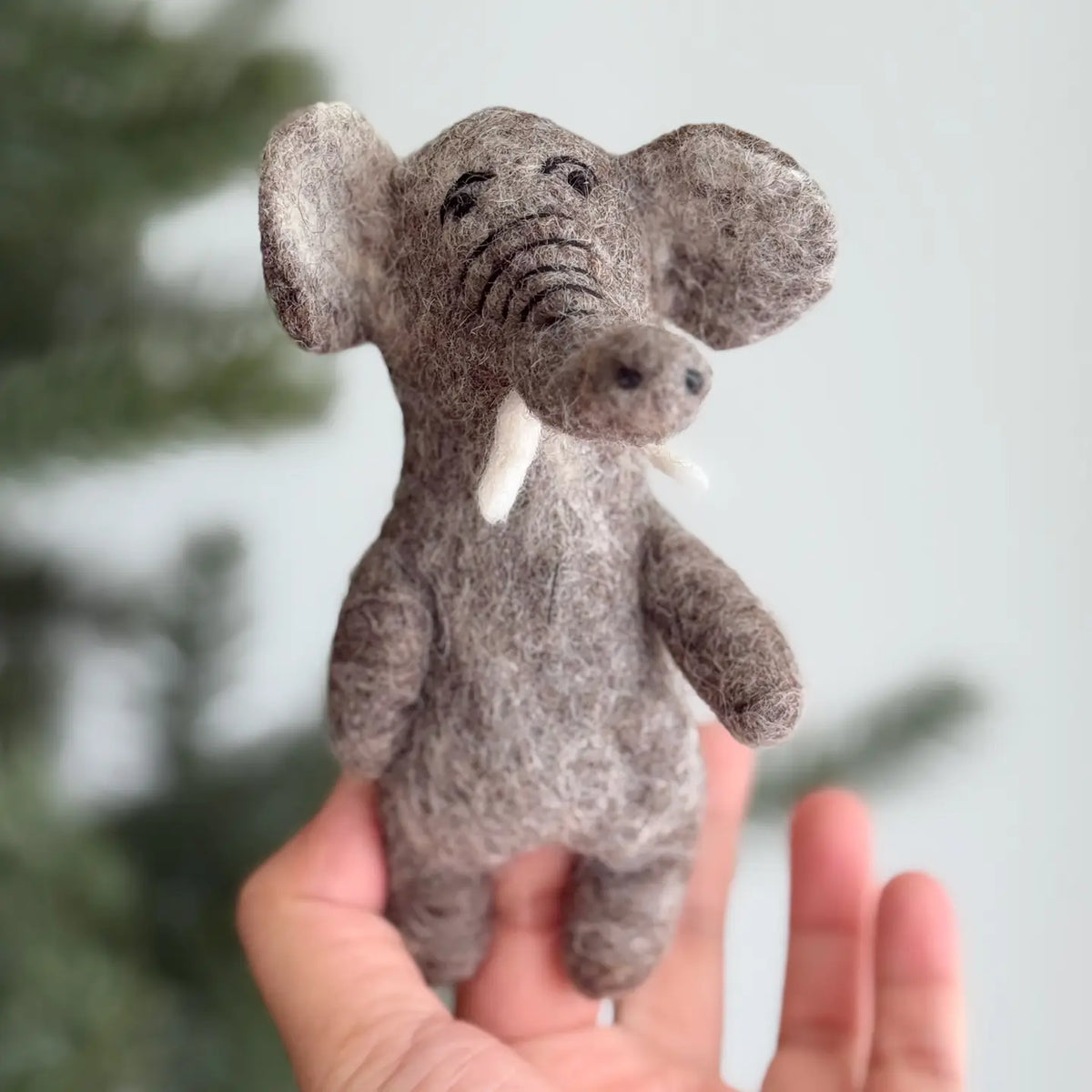 Elephant Finger Puppet – Zinnia Textiles Nelson