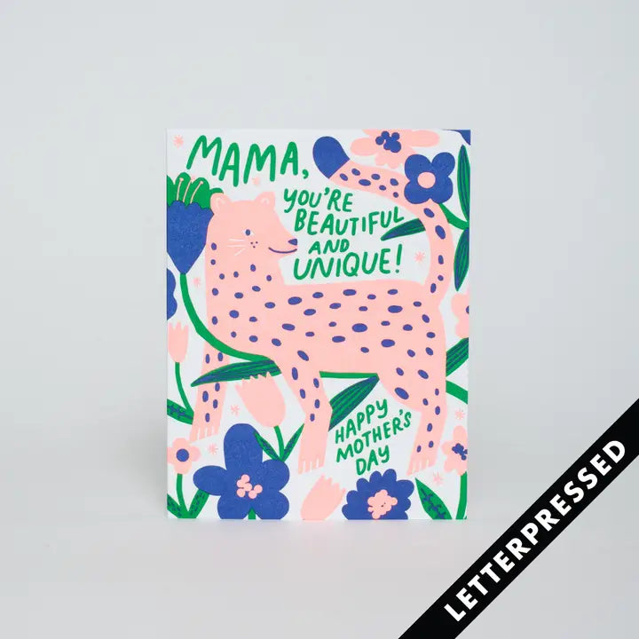 Unique Mama Mother's Day Card – Zinnia Textiles Nelson